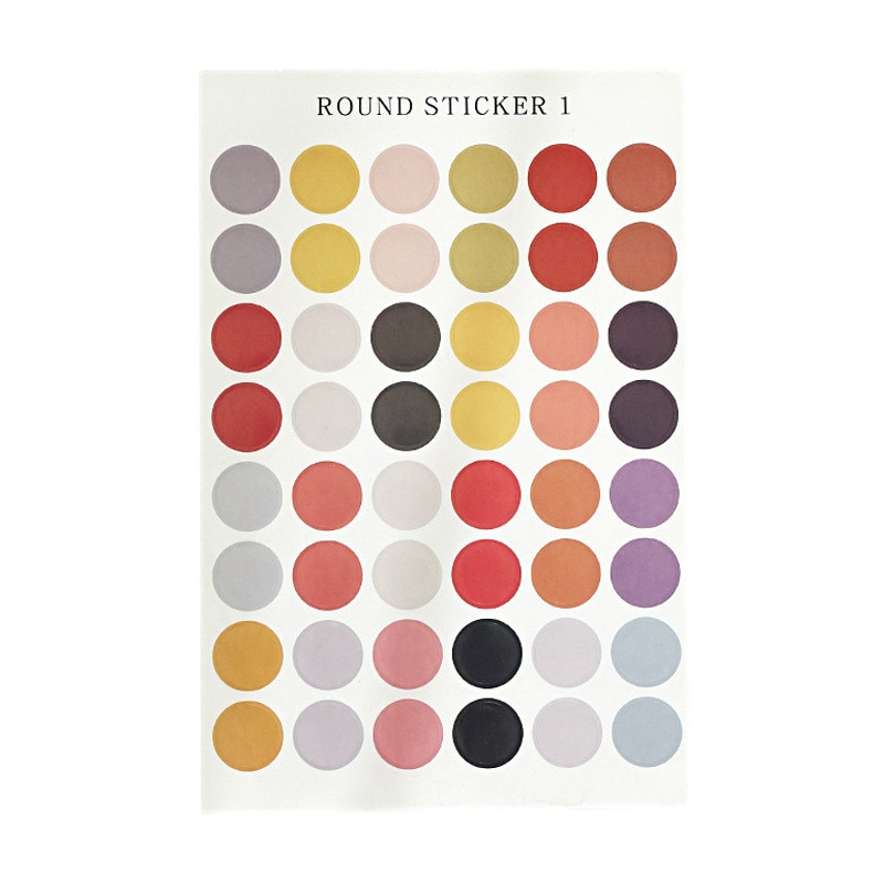 6 Stks/set Kleine Kleur Dot Sticker Seal Label Tag... – Vicedeal