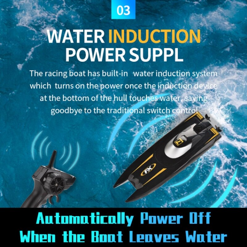 Fish With A Motor Remote Control Boat Small Remote... – Grandado