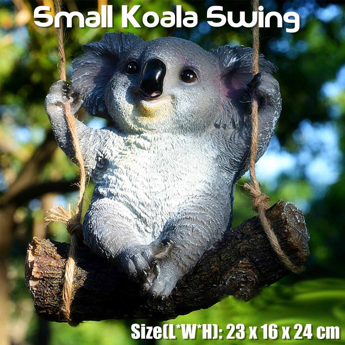 1Pcs Garden Yard Decoration Simulation Koala Swing... – Grandado