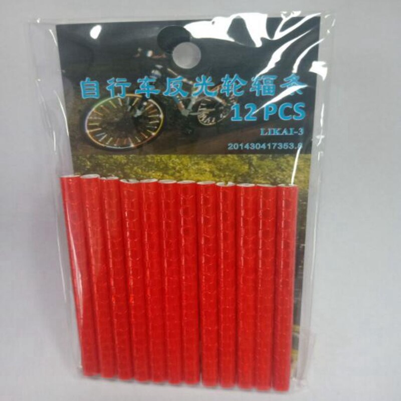 Colorful reflective spokes bicycle spokes decorati... – Grandado