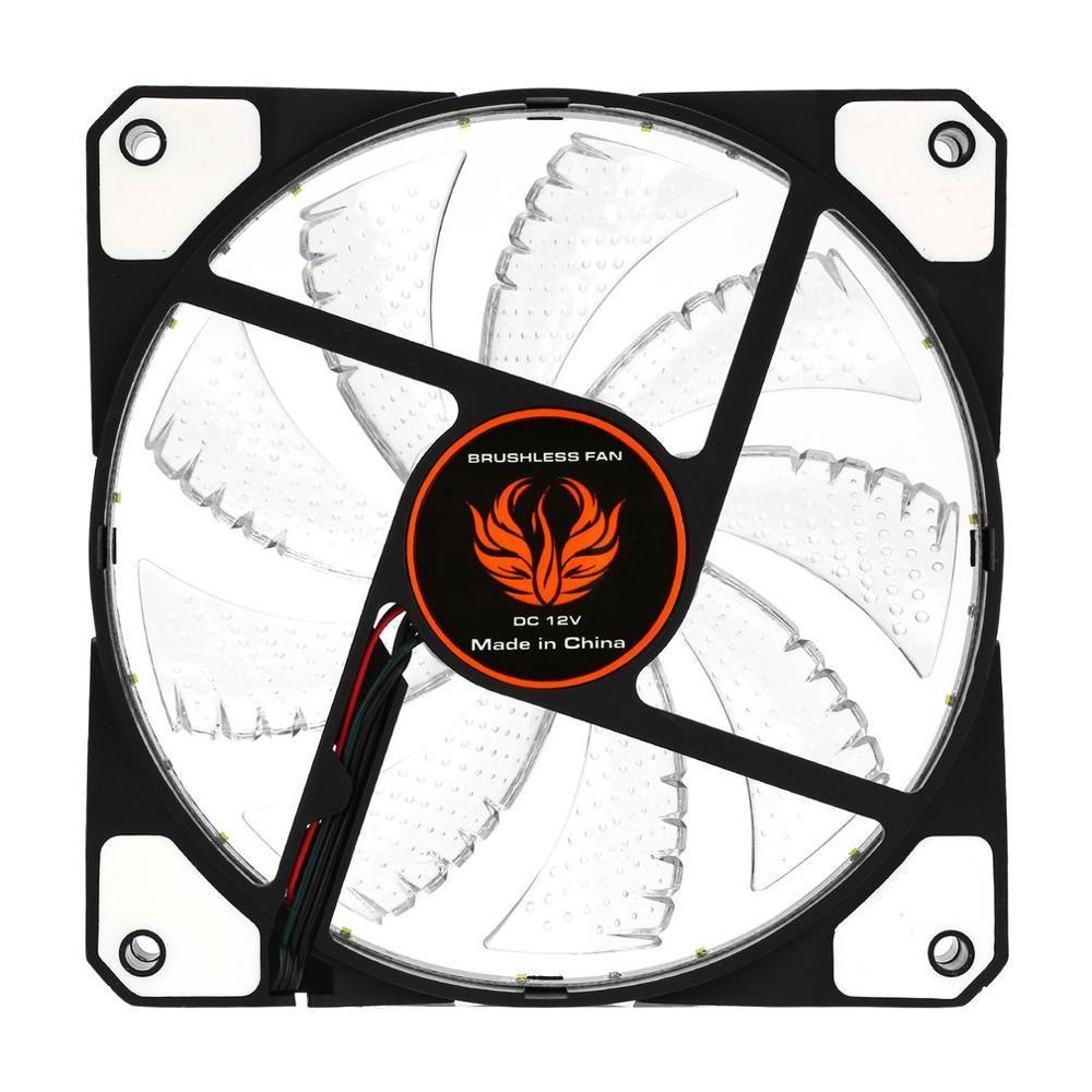 120mm pc computer fan 15 Lights LED Cooler Cooling... – Grandado