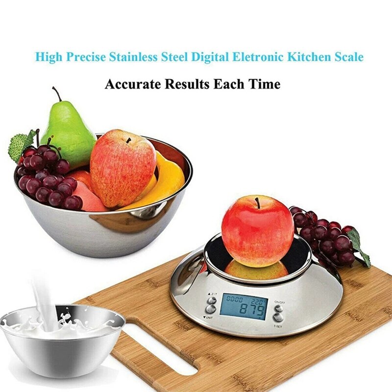 Precise Kitchen Digital LED Electronic Scale with ... – Grandado