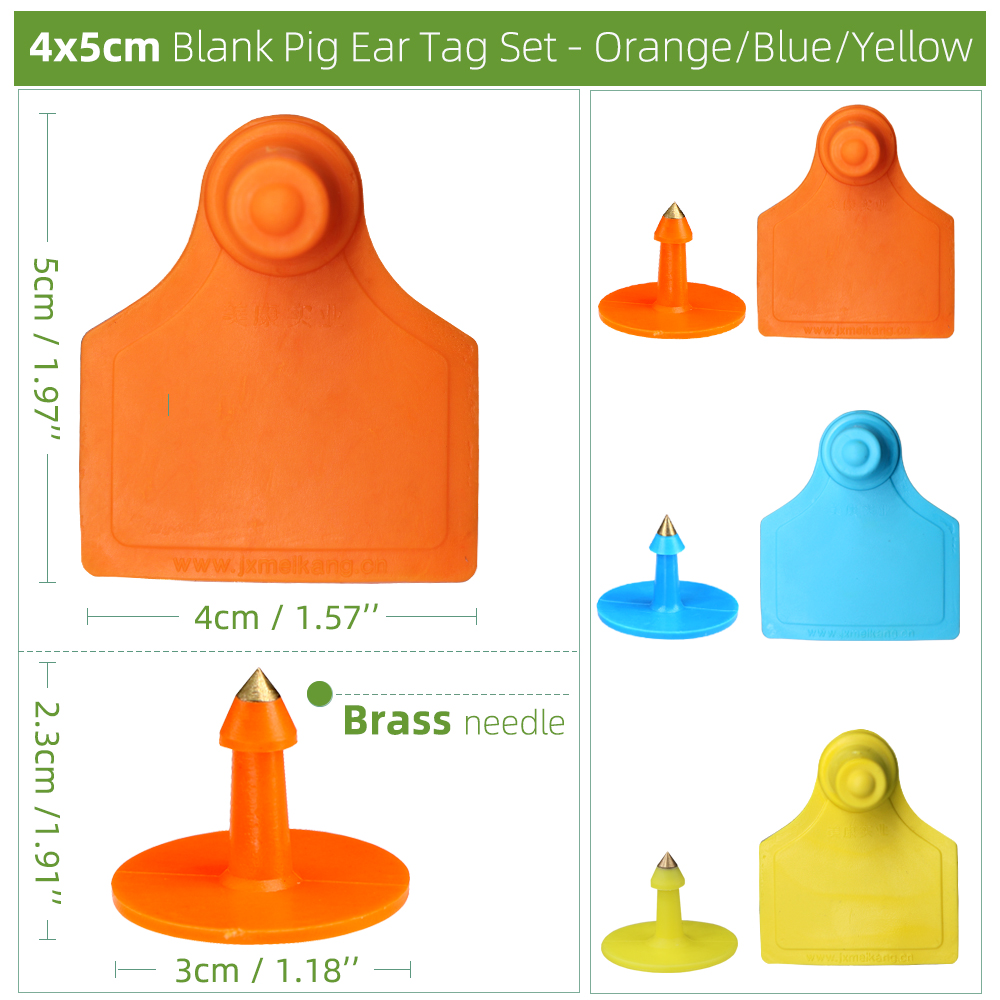 30pcs Soft TPU Pigs Tag Ear Identification Plate B... – Vicedeal