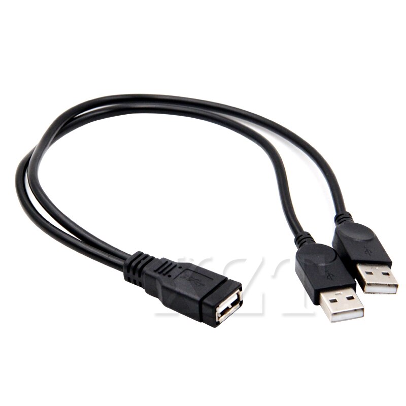 USB 2,0 A macho A USB hembra 2 Doble dual USB hemb... – Grandado