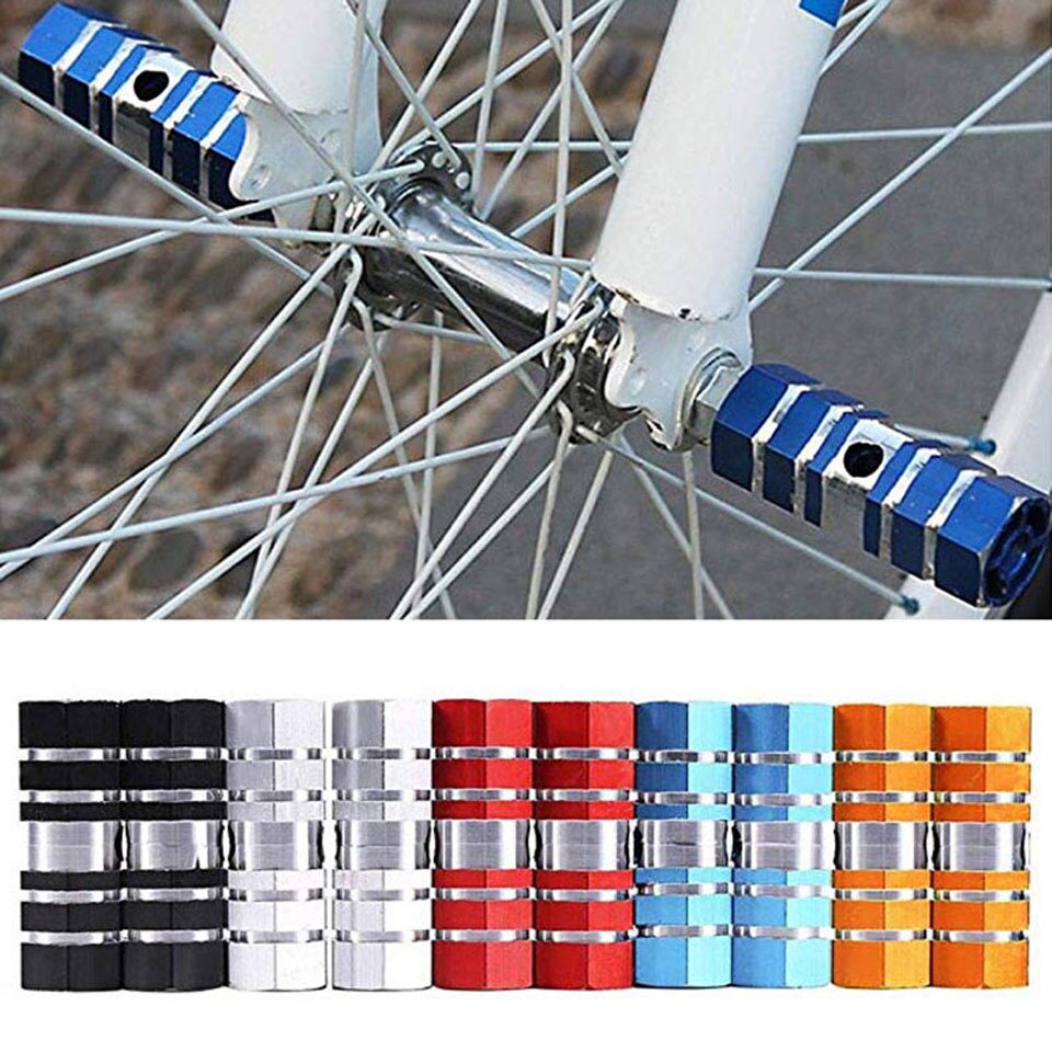 1 Pair Aluminum Alloy Bike Bicycle Six Axles Foot ... – Vicedeal