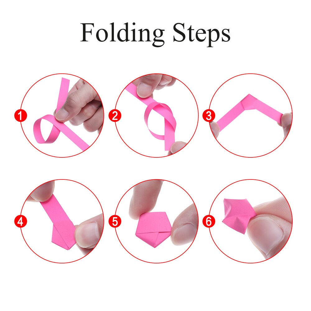 140pcs/lot 9 Mixed Color set Lucky Wish Star Paper... – Grandado