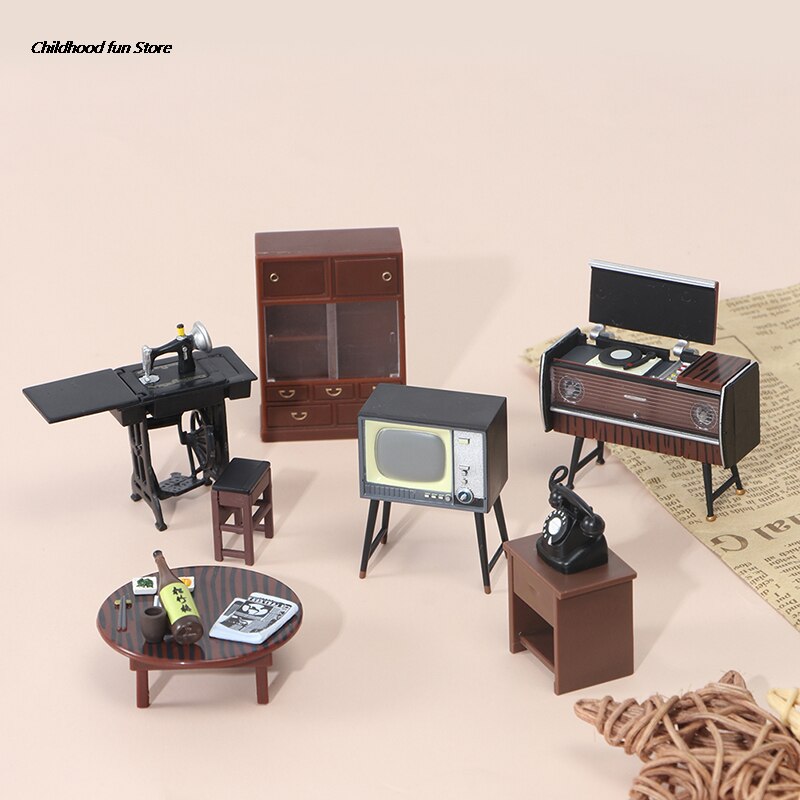 1 Set 1:18 Dollhouse Miniature Furniture Set Sewin... – Vicedeal