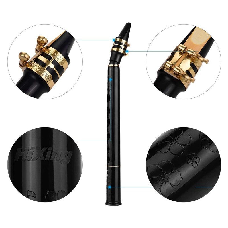 Pocket Saxophone Kit Mini Sax Portable Woodwind In... – Grandado