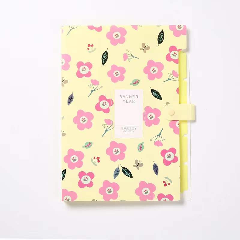 A4 File Folder with Labels,5 Pockets Expanding Fil... – Vicedeal
