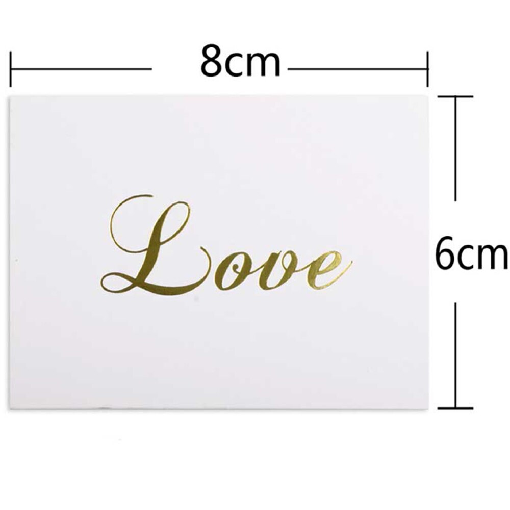 50Pcs Mini White Greeting Card Thank You Cards DIY... – Grandado