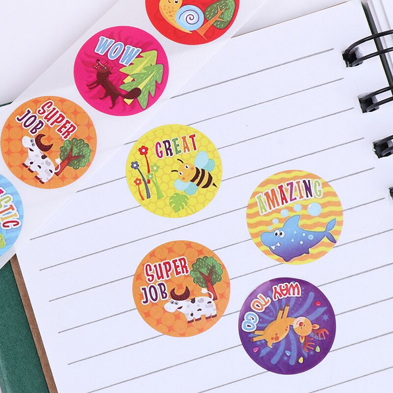 500pcs Reward Stickers Encouragement Sticker Roll ... – Grandado