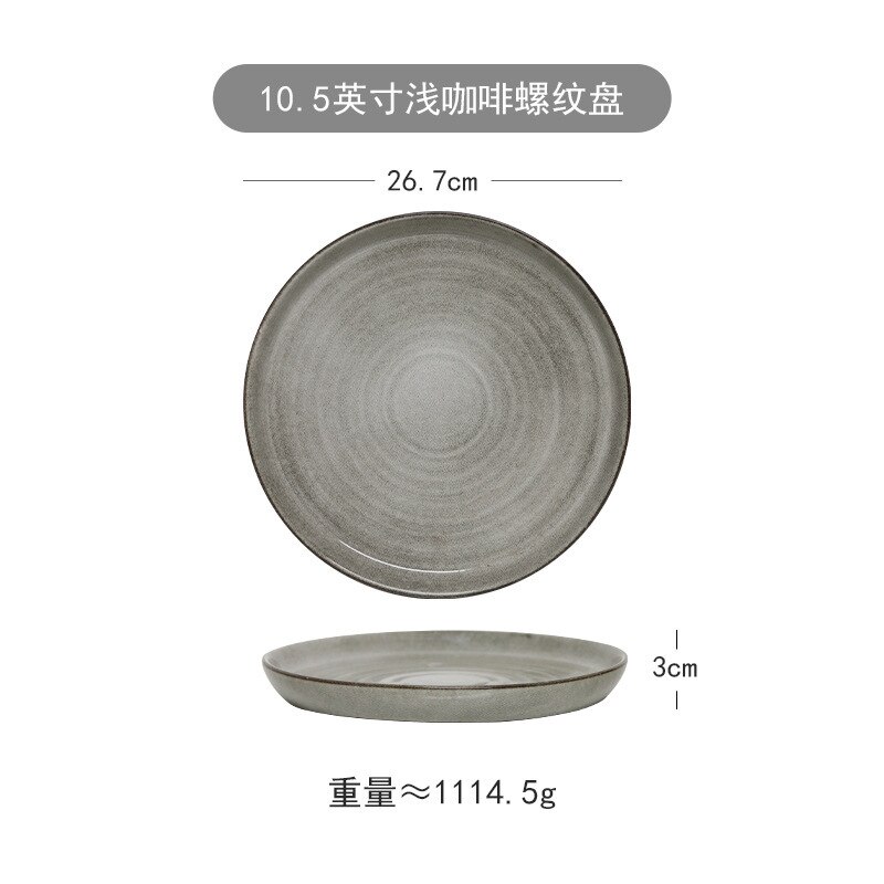 Japanese Vintage Ceramic Plate Round Trays Fruit S... – Vicedeal