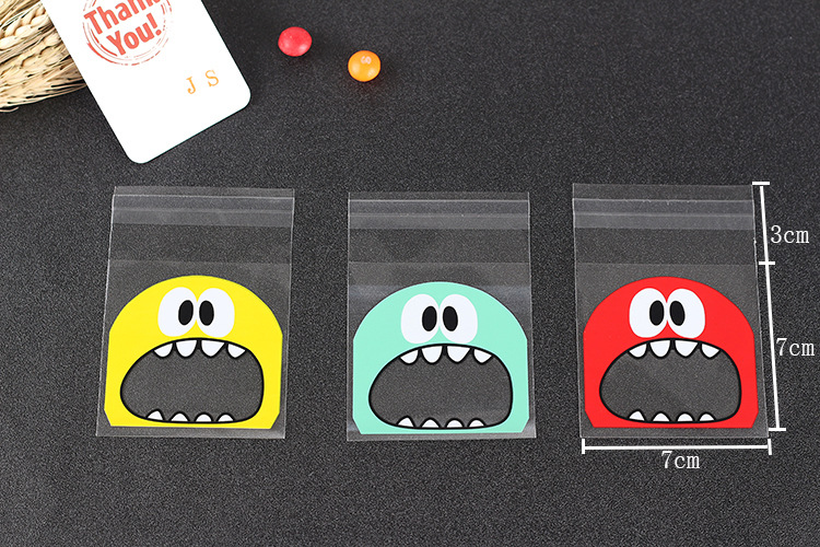 100 teile/los 7*7 CM Nette Foodie 3 Farben selbstk... – Vicedeal