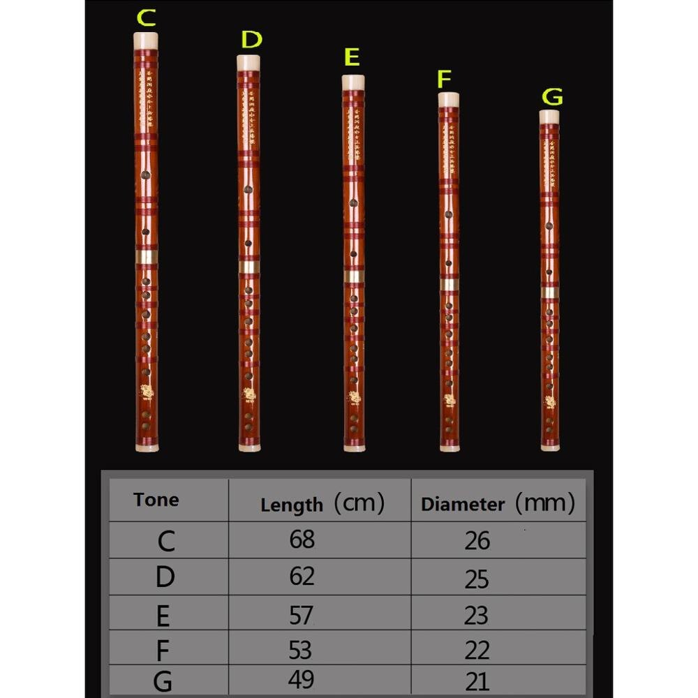 Flauta de bambu amargo dizi artesanal woodwind ins... – Grandado