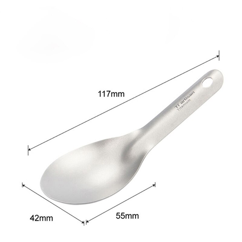Titanium Spoon Fork Portable Ultralight Pure Titan... – Vicedeal