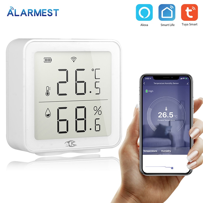 ALARMEST Tuya WiFi Temperature Humidity Sensor Hig... – Vicedeal