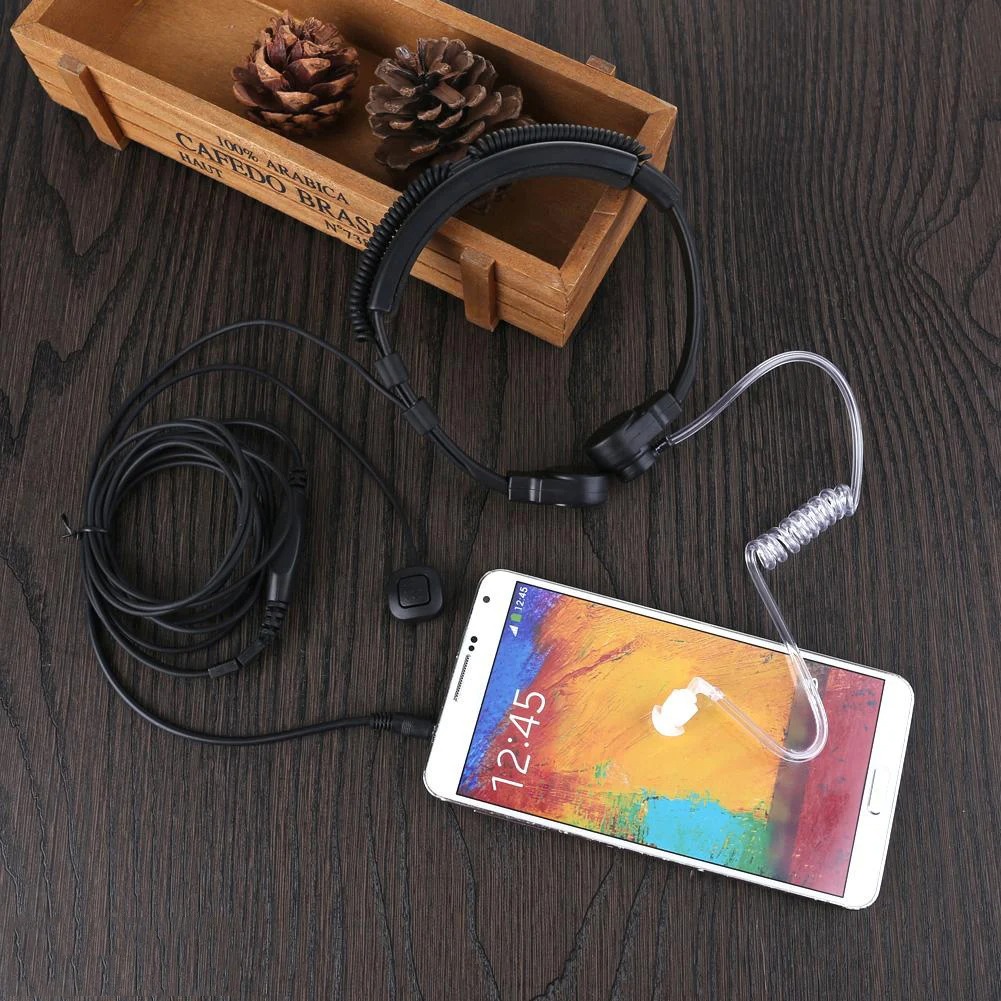 3.5mm Adjustable Throat Mic Microphone Covert Acou... – Grandado