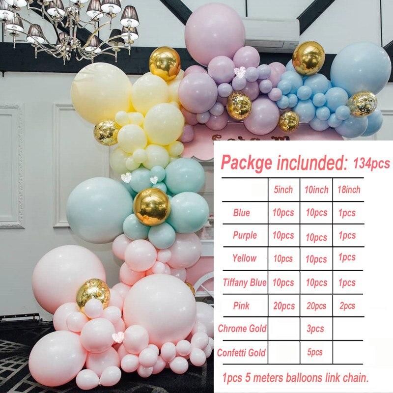 Ohoho White Balloon Arch Kit Birthday Party Decora... – Grandado