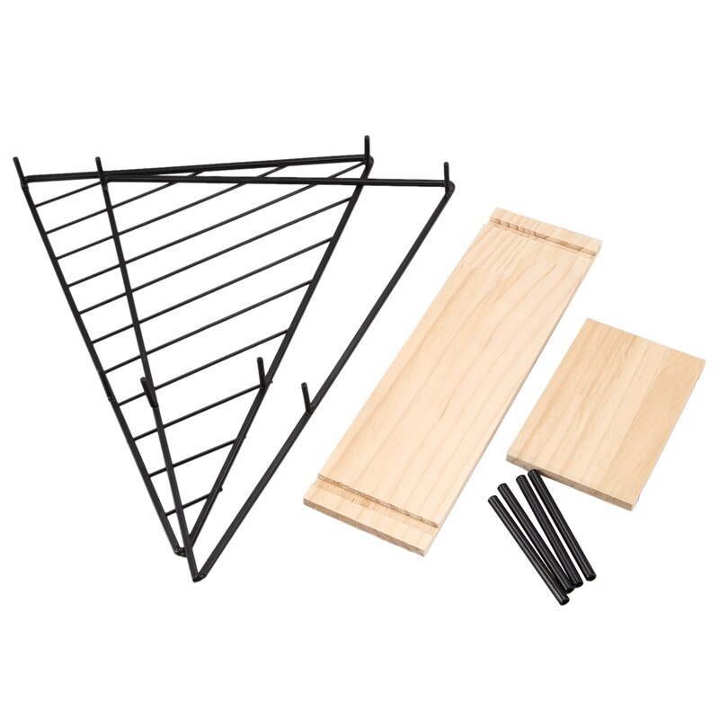 Iron Wall Decoration Rack Triple-cornered Shelf Li... – Grandado