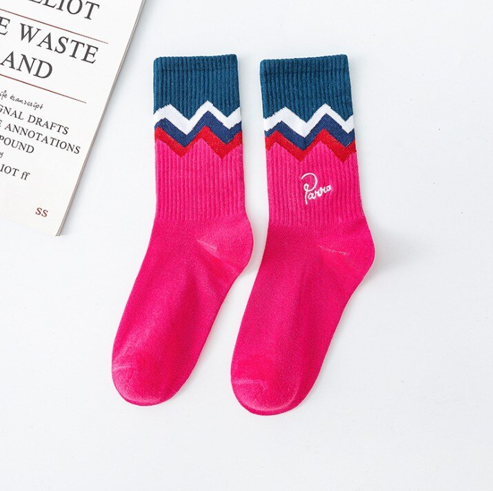 Calcetines deportivos con letras bordadas para hom... – Grandado