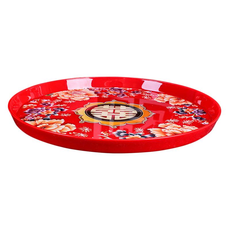 1pc Chinese Style Wedding Candy Plates Xi Tea Tray... – Grandado