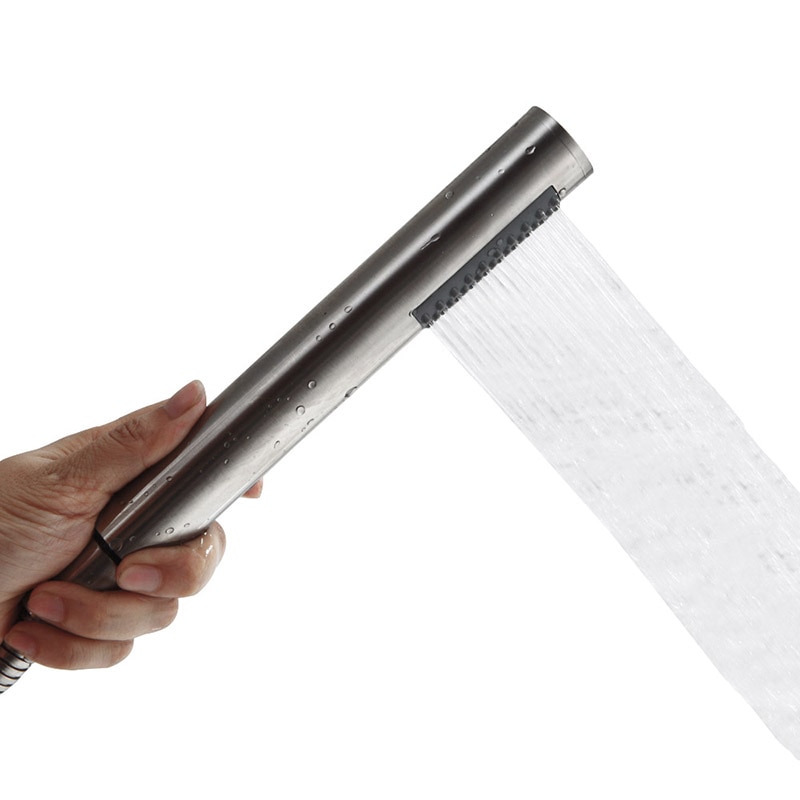 Rostfritt stål borstat badrum handhållet duschmuns... – Vicedeal