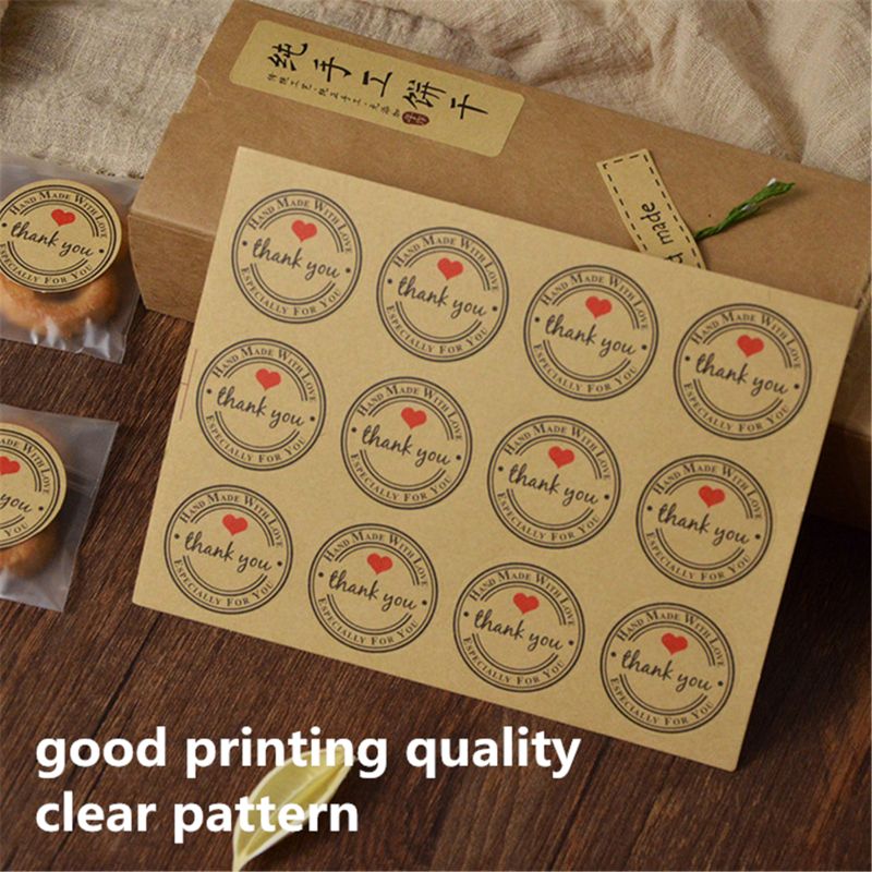 50pcs A4 Brown Kraft Paper Stickers Self Adhesive ... – Vicedeal