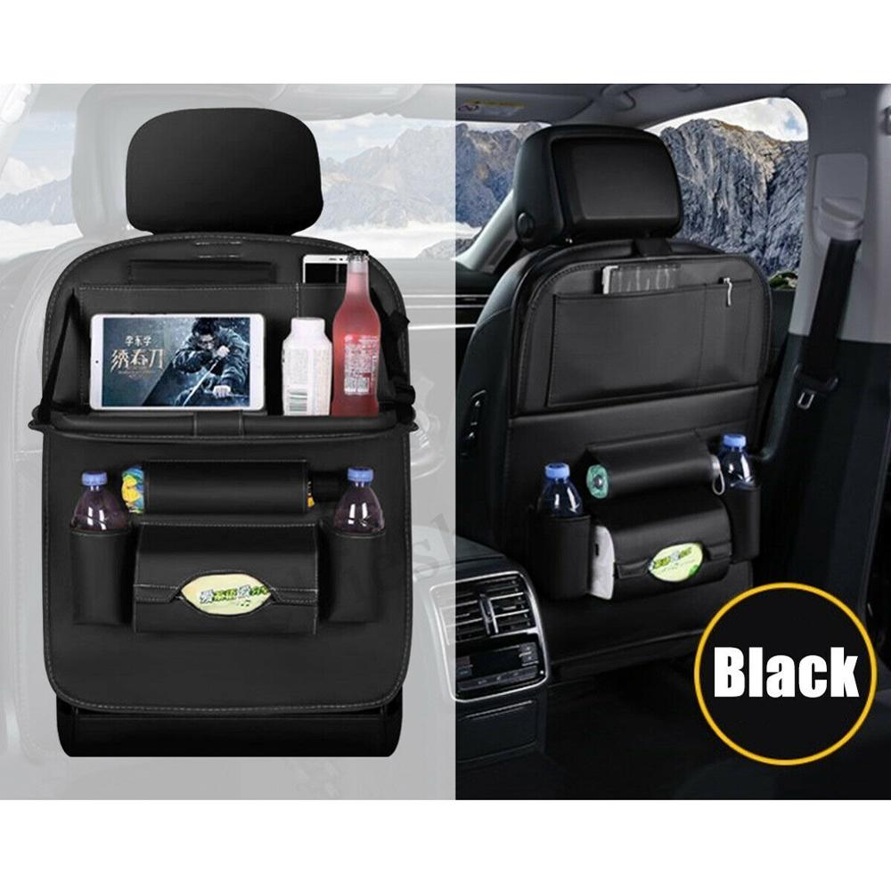 Car Seat Back Leather Kids Organizer Tidy Pocket S... – Grandado