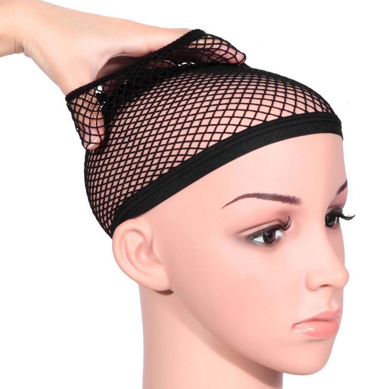 6-100pcs Fish Hairnets Wig Cap Black Hair Weaving ... – Vicedeal