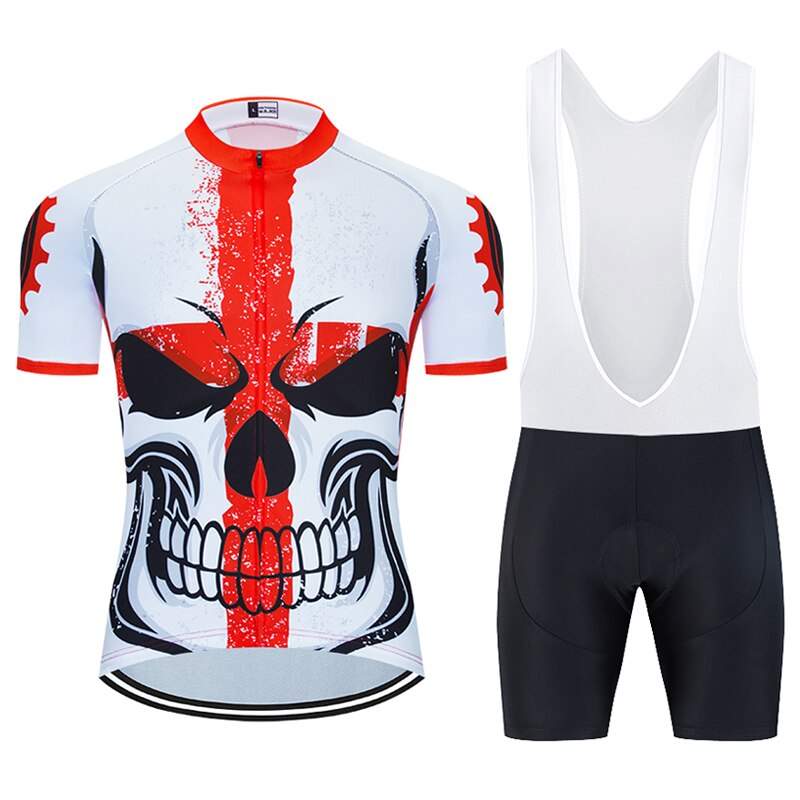 Maillot de cyclisme crâne, ensemble de vêtements d... – Grandado