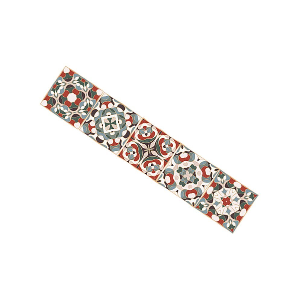 Baroque Style Wall Stickers Red and Green Wallpape... – Grandado