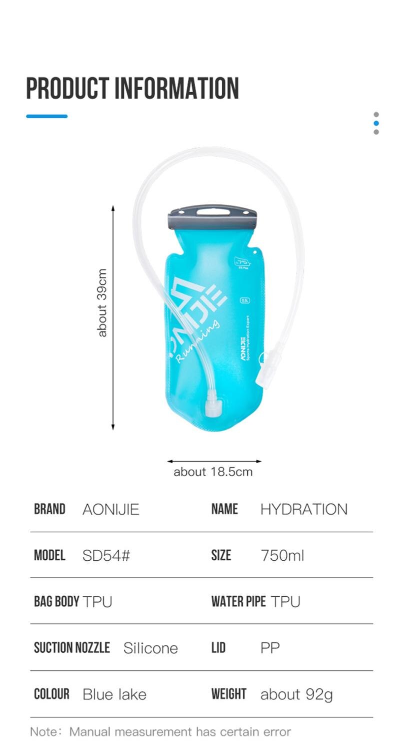 AONIJIE SD23 TPU Collapsible 170ML/420ML Sports Nu... – Grandado