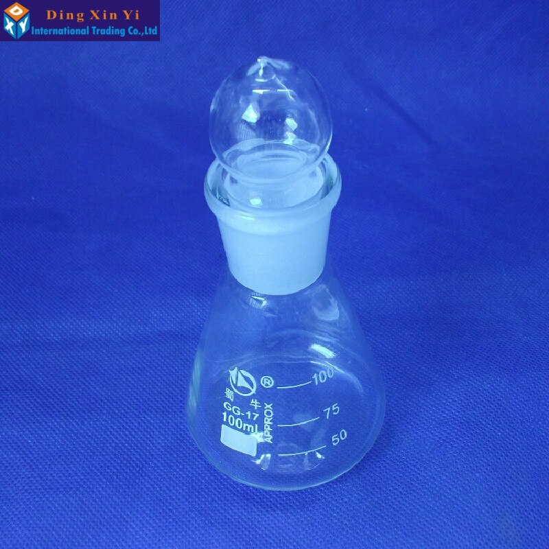 1PC 100ML Glass conical flask Glass Erlenmeyer Fla... – Vicedeal