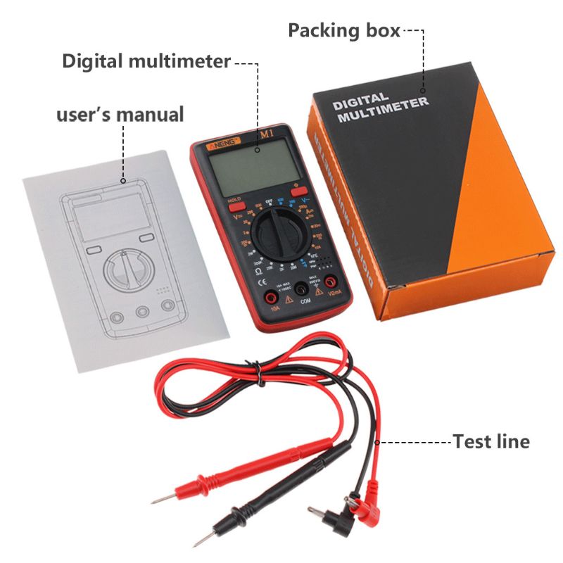 Handheld Digital Multimeter AC/DC Voltage Current ... – Vicedeal