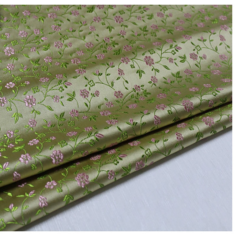 Floral style yard dyed jacquard tapestry satin 3D ... – Vicedeal