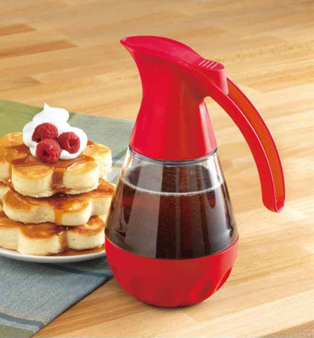 Microwave Safe Red Syrup Dispenser – Vicedeal