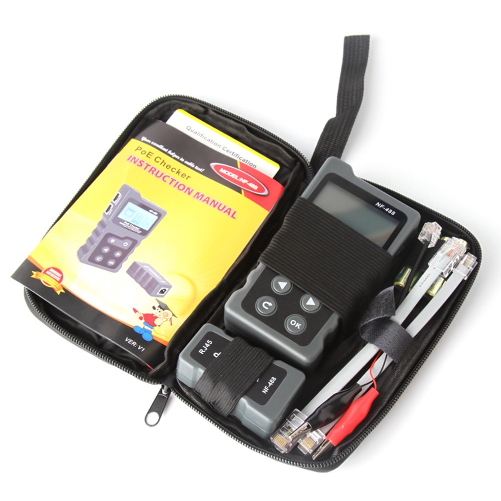 Multi-functional LCD Network Cable Tester PoE Chec... – Vicedeal