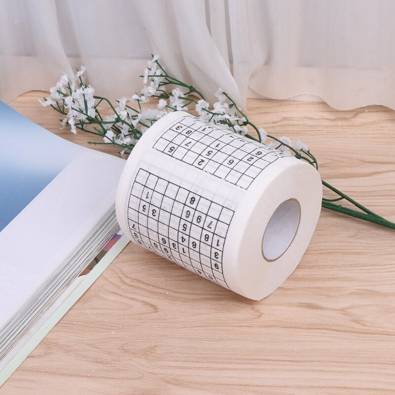 Durable Sudoku Su Printed Tissue Paper Toilet Roll... – Grandado