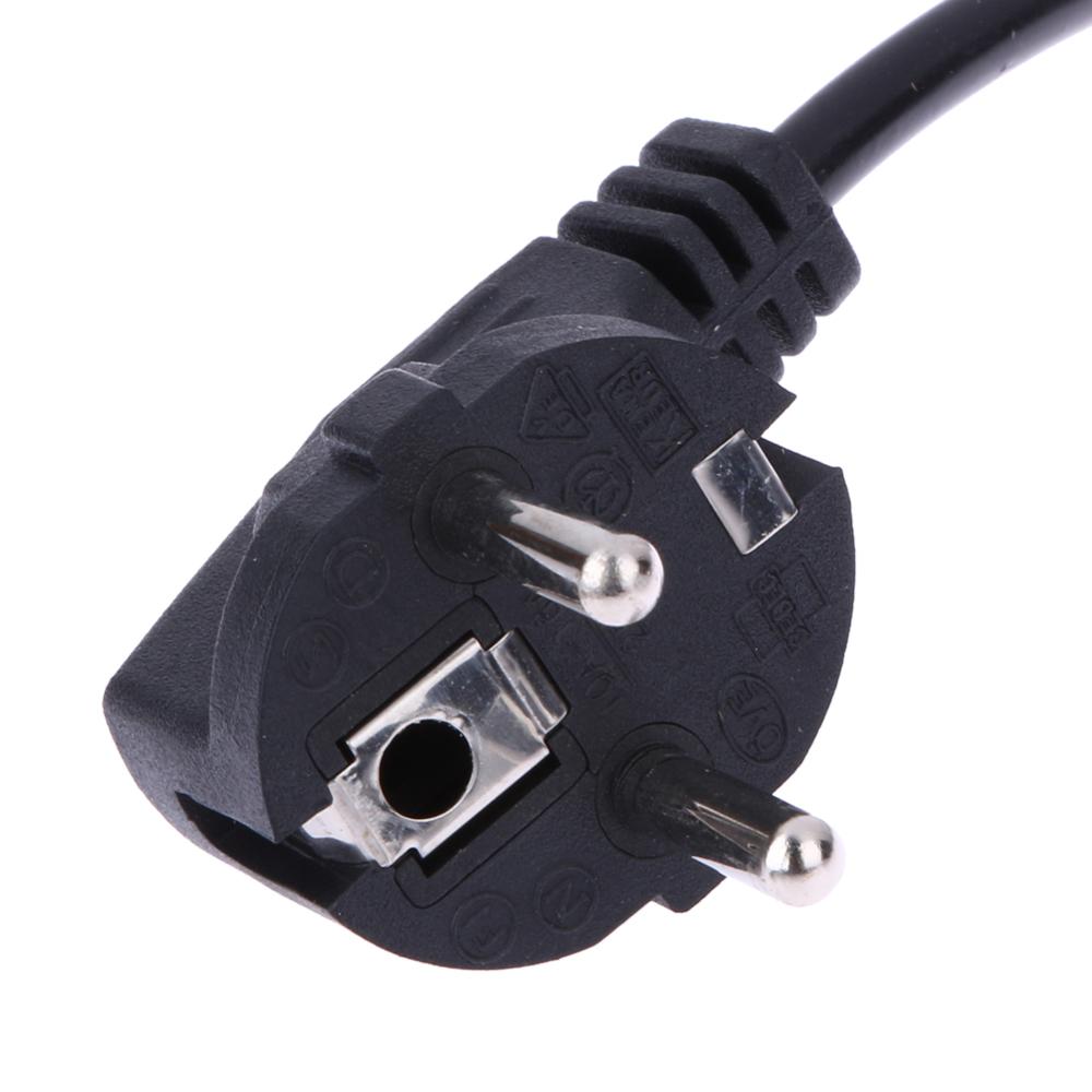 1M EU Stecker Universal- Laptop Energie Kabel 3 Zinke 2 Stift AC ...