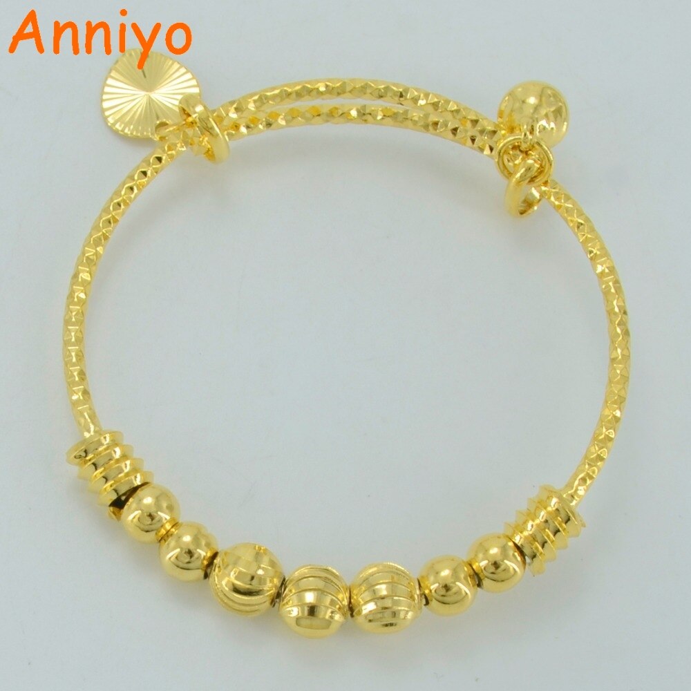 Anniyo Newest Small Charm Bangle for Kids/Girls Go... – Grandado