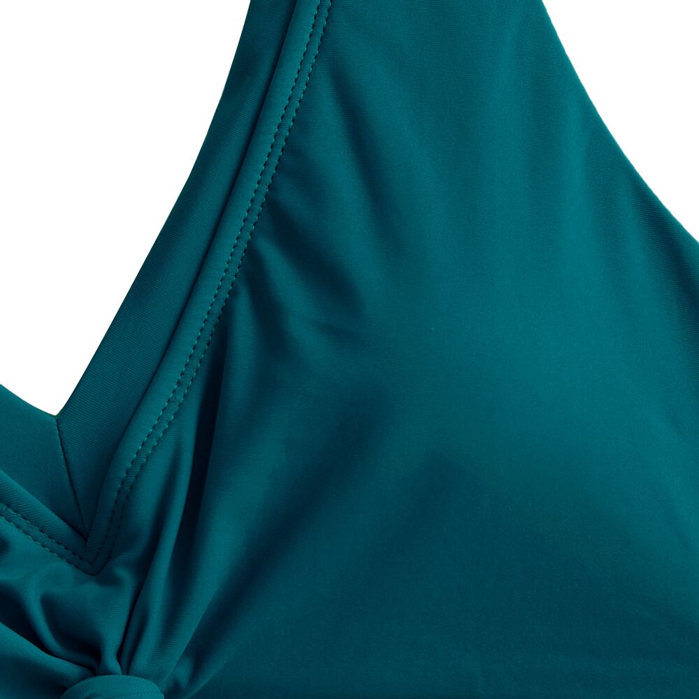 ZAFUL Neon Knot High Cut Bikini Swimsuit – Grandado