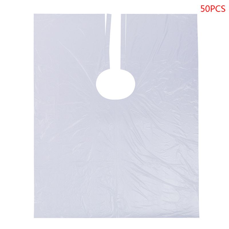 50 Pcs Hair Cutting Cape Disposable Hair Salon Cap... – Vicedeal