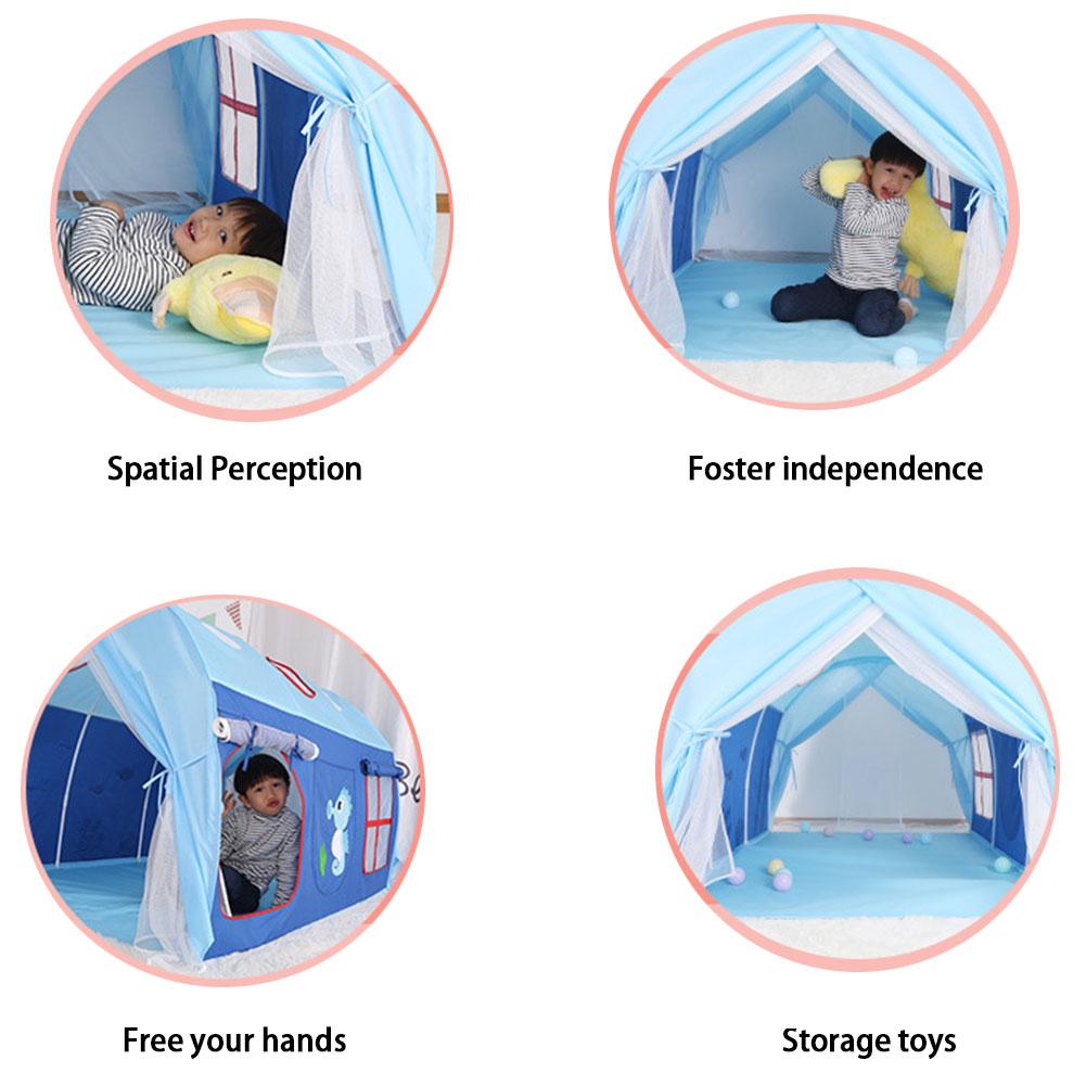 Portable Kid Play Tent Lightweight Baby Play House... – Grandado