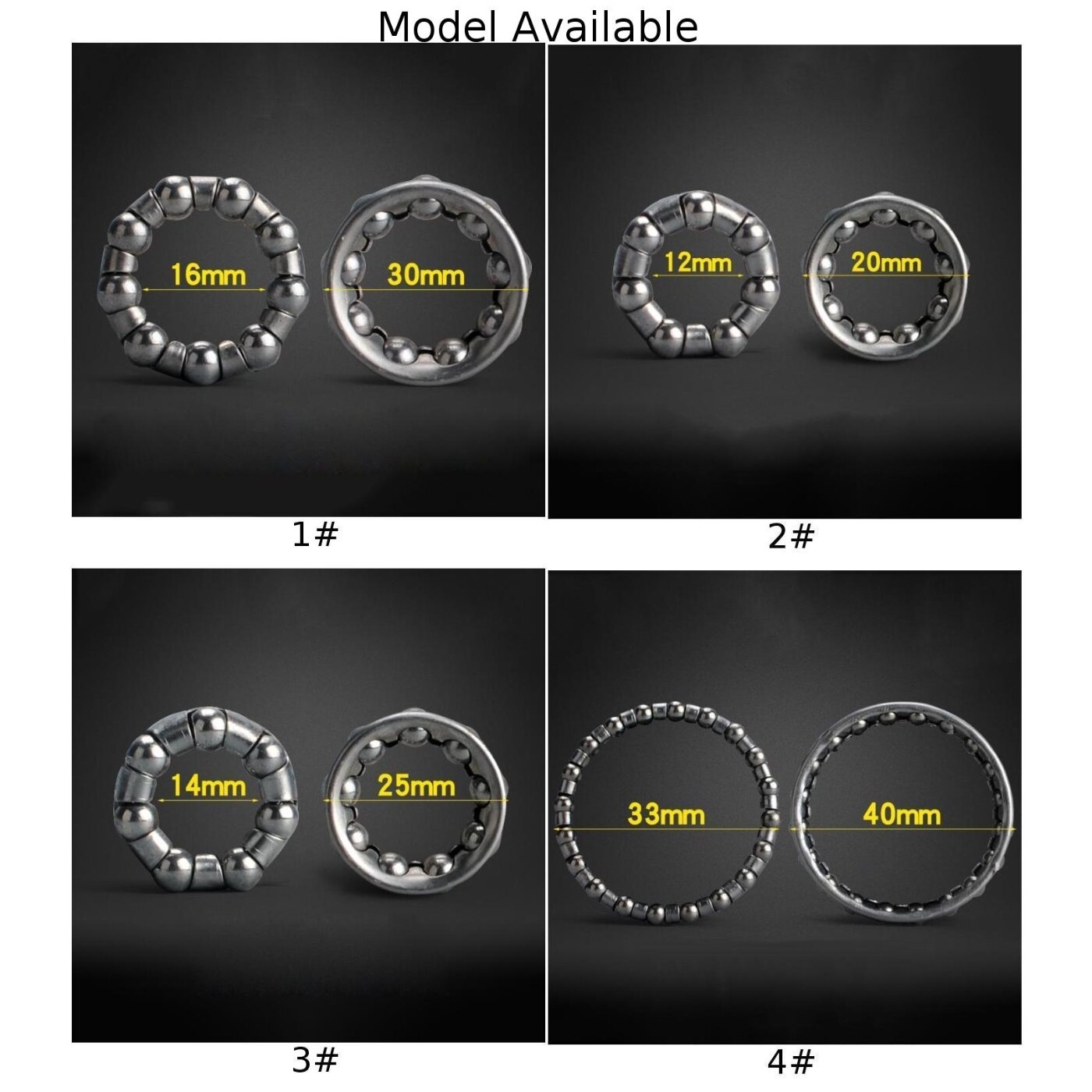 2x Replacement Bicycle Bike Headset Ball Bearing R... – Grandado