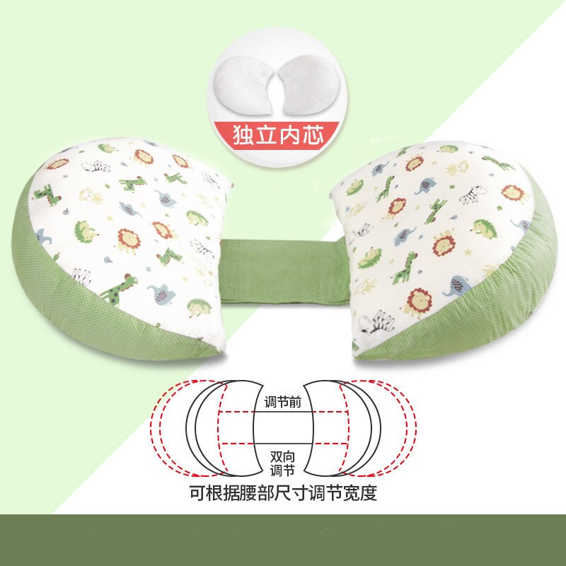 Multifunktionel gravid kvinde pude taljestøtte sov... – Vicedeal