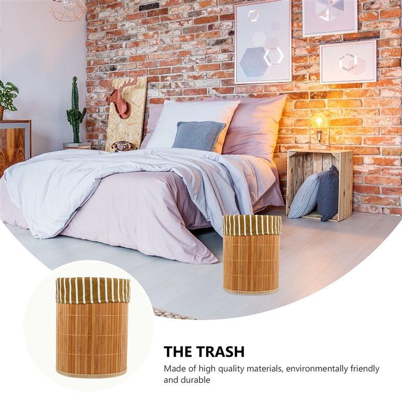 Bamboo Weaving Storage Basket Sundries Basket Fold... – Vicedeal