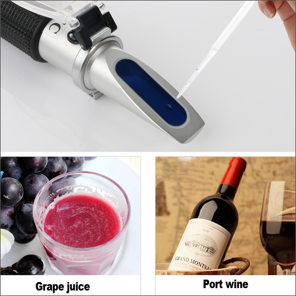 RZ Refractometer Wine Concentration Meter Alcohol ... – Grandado