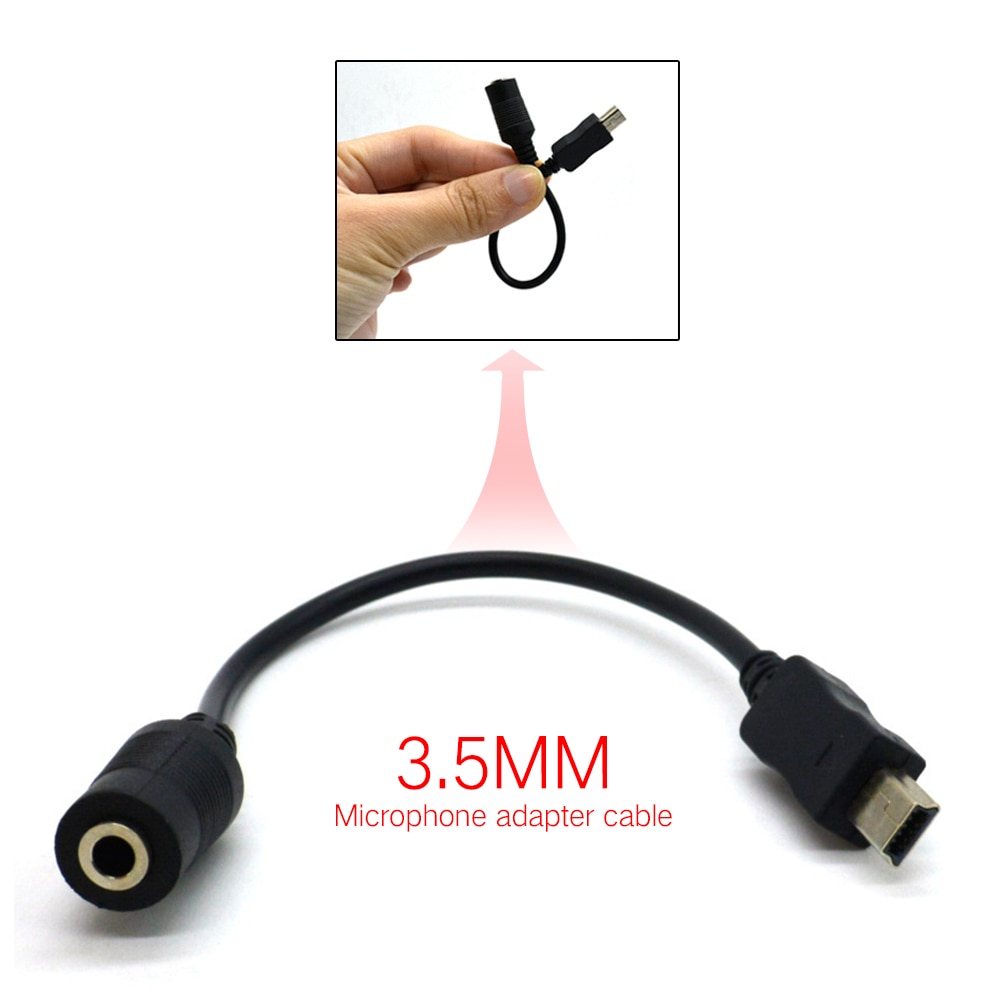 Mini USB To 3.5mm Mic Microphone Adapter Cable For... – Grandado