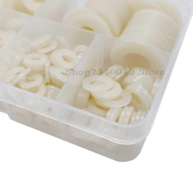 550pcs Nylon Flat Washer Set m2 m2.5 m3 m4 m5 m6 m... – Vicedeal 550pcs Nylon Flat Washer Set m2 m2.5 m3 m4 m5 m6 m... – Vicedeal