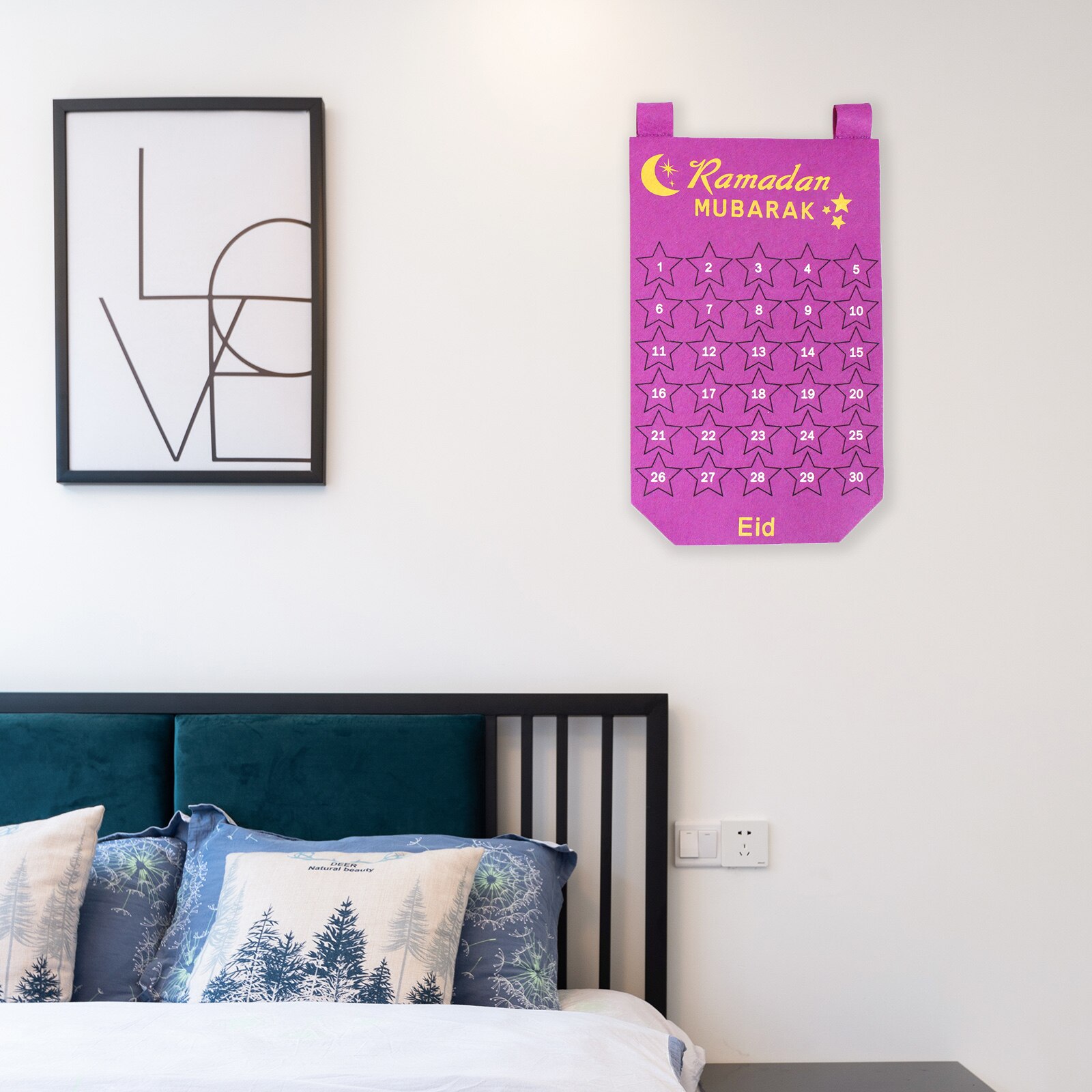 Ramadan Calendar Eid Calendar Wall Eid Calendar So... – Grandado